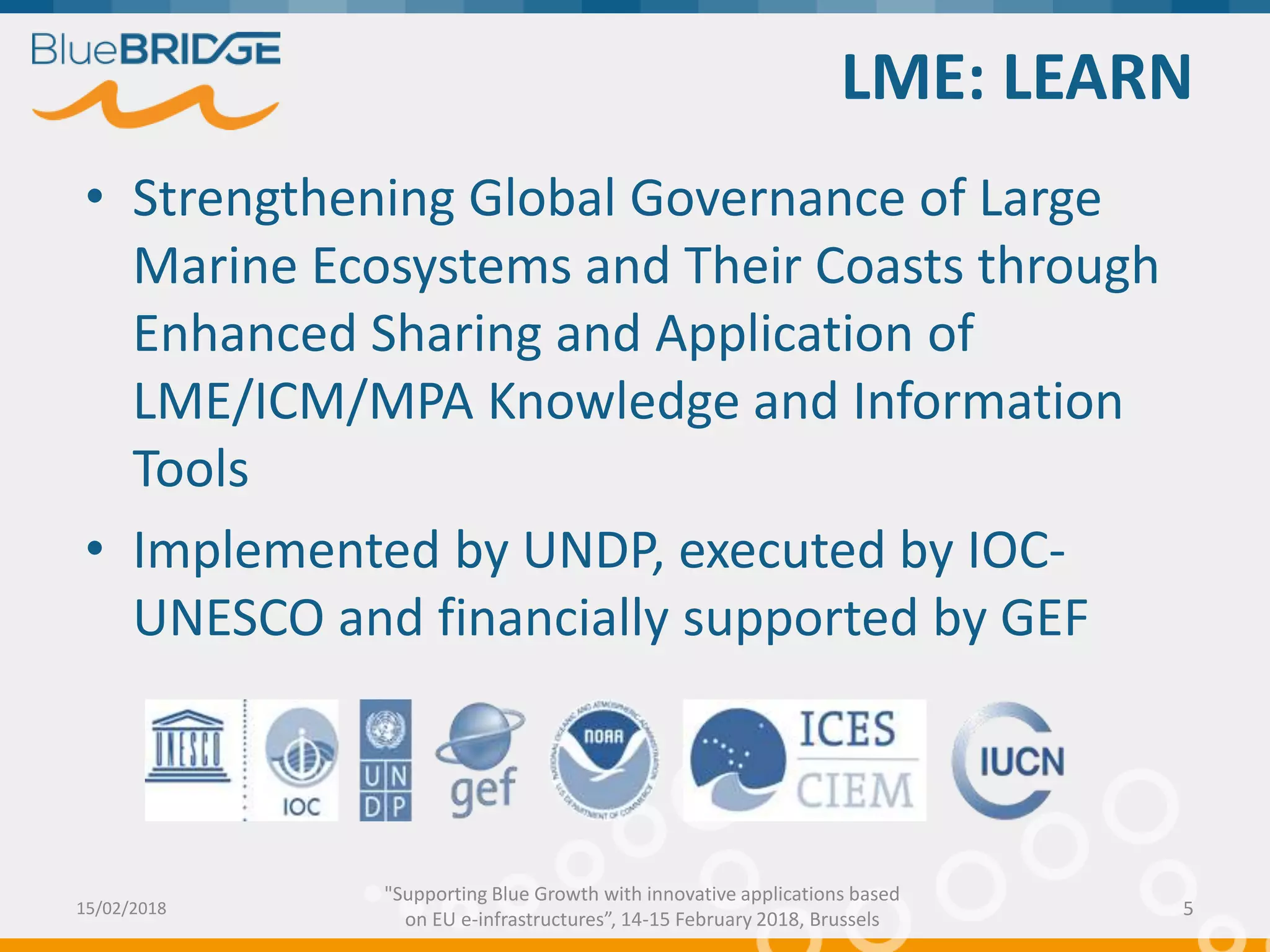 LME: LEARN & IOC Capacity Building Activities | PPT