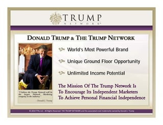 Trump Business Presentation | PDF