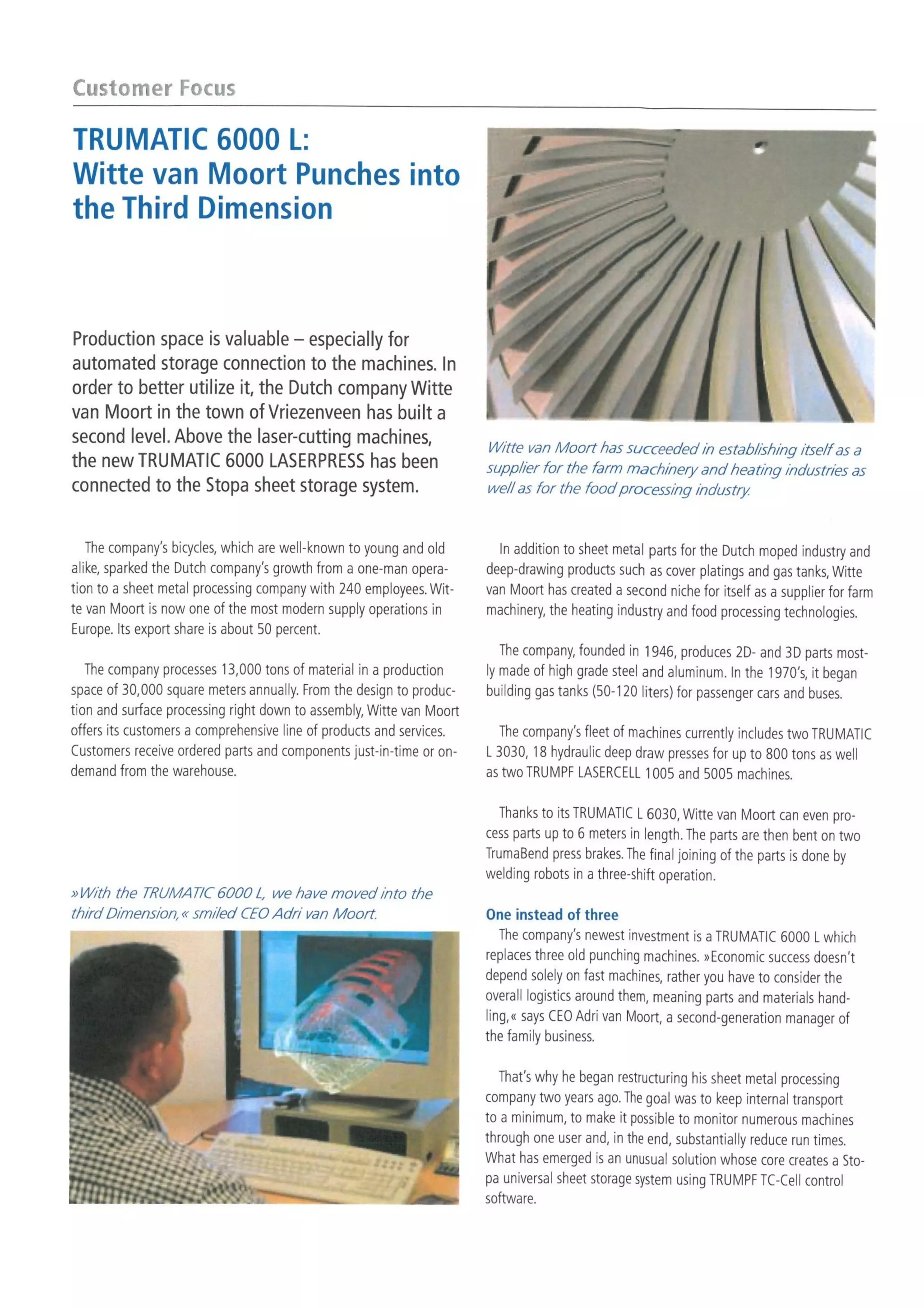 Trumpf Trumatic 6000 L | PDF