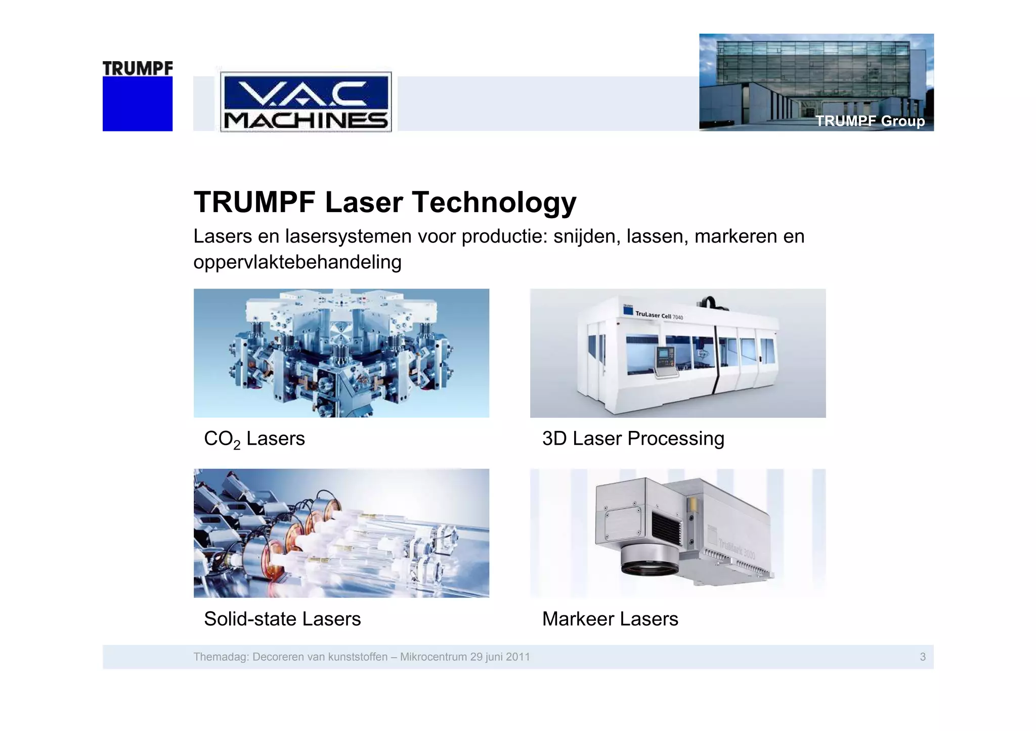 Trumpf - Kurt Debbaut | PPT