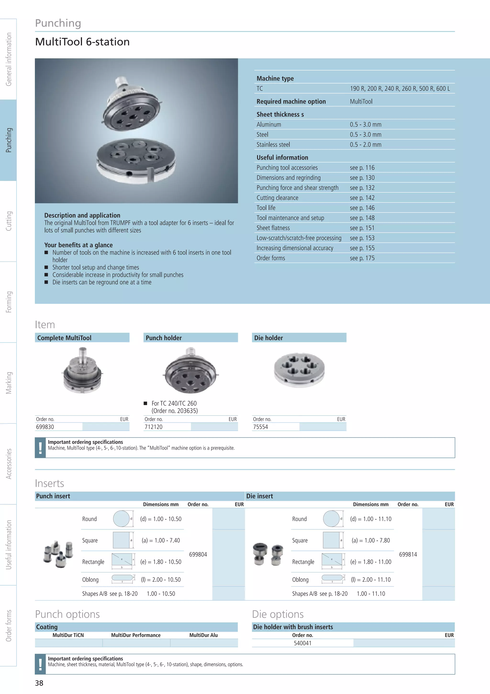 TRUMPF-punching-tools-catalog-EN.pdf | Manufacturing Industry | Industries