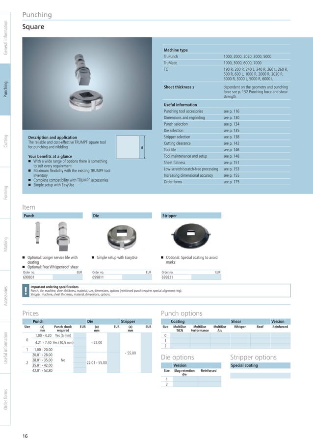 TRUMPF-punching-tools-catalog-EN.pdf | Manufacturing Industry | Industries