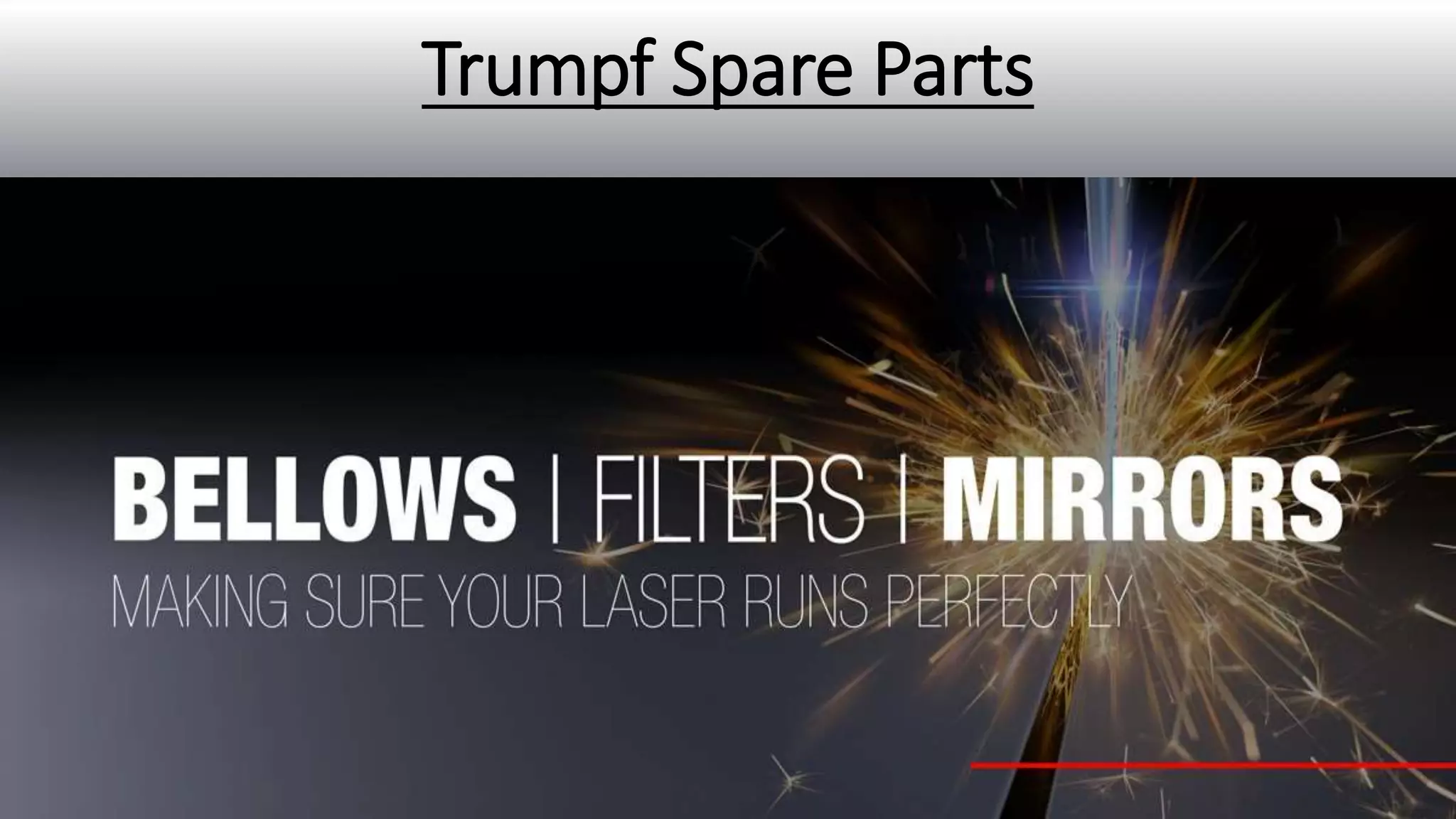 Trumpf spare parts | PPT