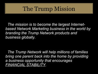Trump Network | PPT