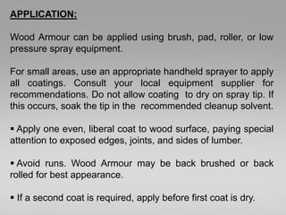 Tru nano wood-armour | PPT