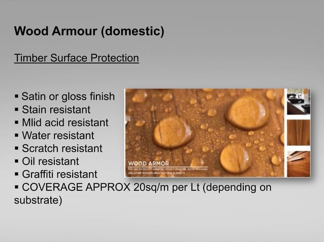 Tru nano wood-armour | PPT
