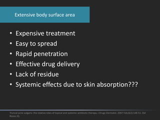 Truncal acne: evidence for treatment | PPTX