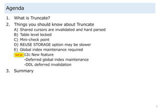 Things you should know about Oracle truncate | PDF
