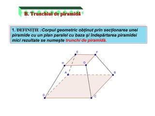 Trunchiul de piramida | PPT