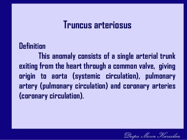 Truncus