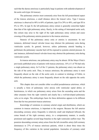 Truncus arteriosus | PDF