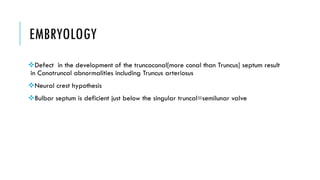 Truncus arteriosus | PPTX
