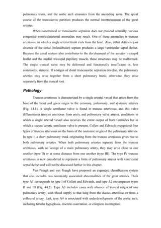 Truncus arteriosus | PDF