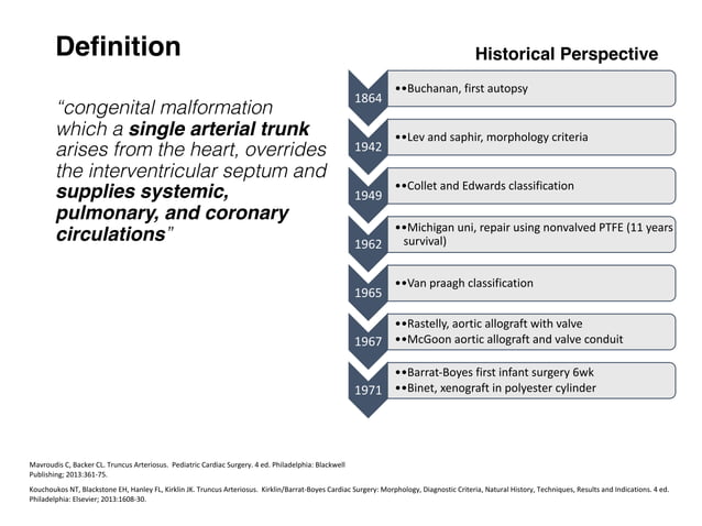Truncus Arteriosus: Assessment and Surgical Management | PDF
