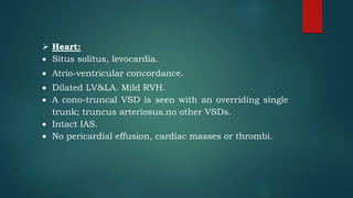 Truncus arteriosus - Hemitruncus - Pseudotruncus CT role | PPT