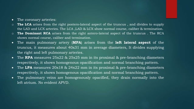 Truncus arteriosus - Hemitruncus - Pseudotruncus CT role | PPT