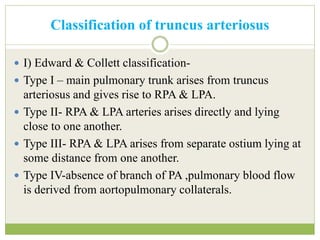 Truncus Arteriosus | PPTX