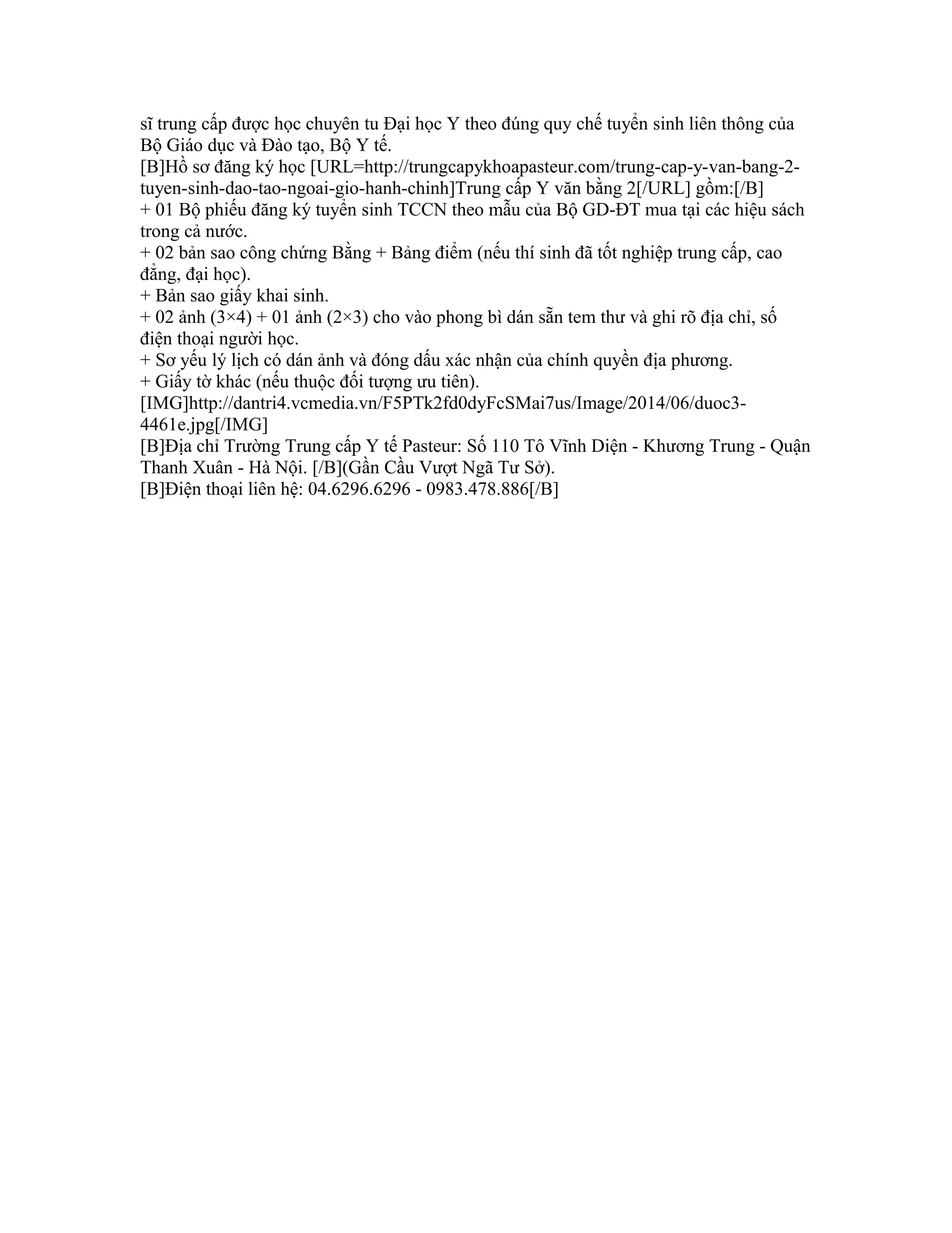 Trung cap y vb2 17 8 | DOC