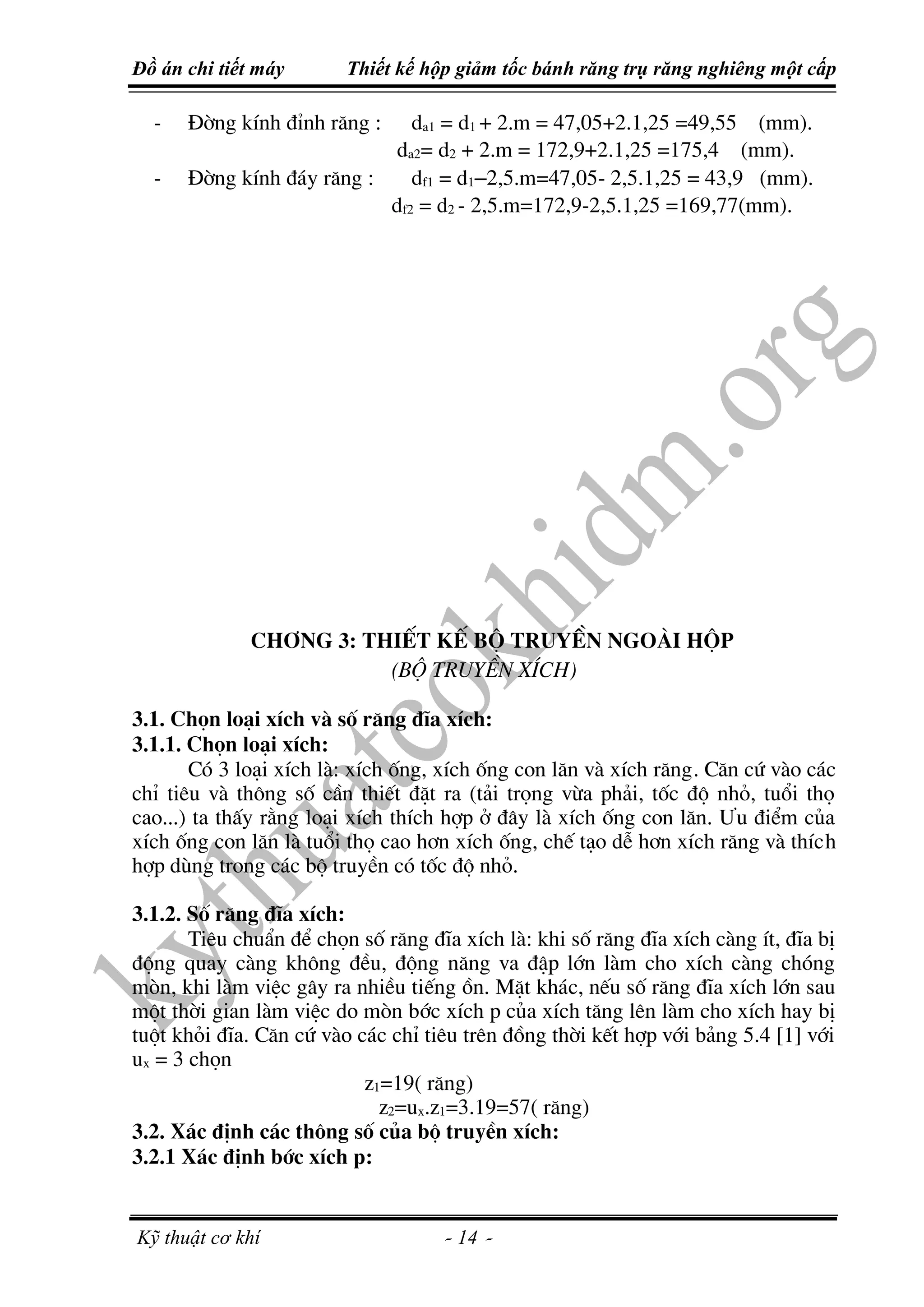 HGT BÁNH RĂNG TRỤ RĂNG NGHIÊNG MỘT CẤP | PDF