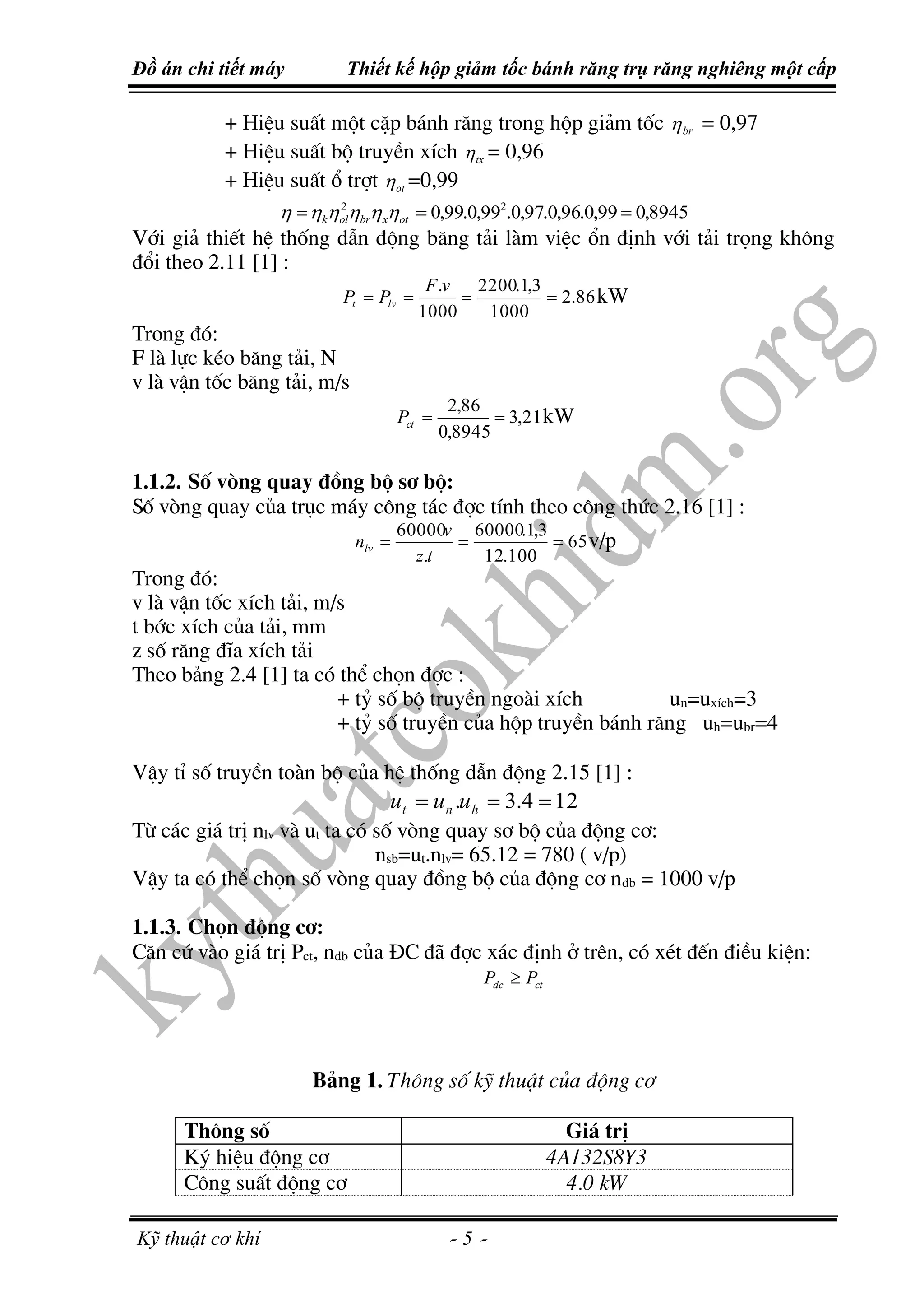 HGT BÁNH RĂNG TRỤ RĂNG NGHIÊNG MỘT CẤP | PDF