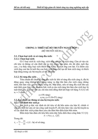 HGT BÁNH RĂNG TRỤ RĂNG NGHIÊNG MỘT CẤP | PDF