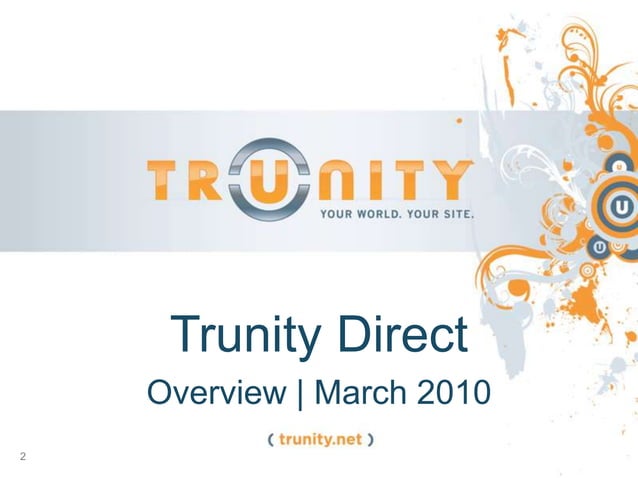 Trunitydirect Overview V3 | PPT