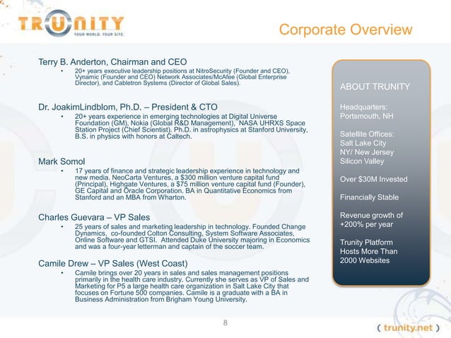 Trunitydirect Overview V3 | PPT