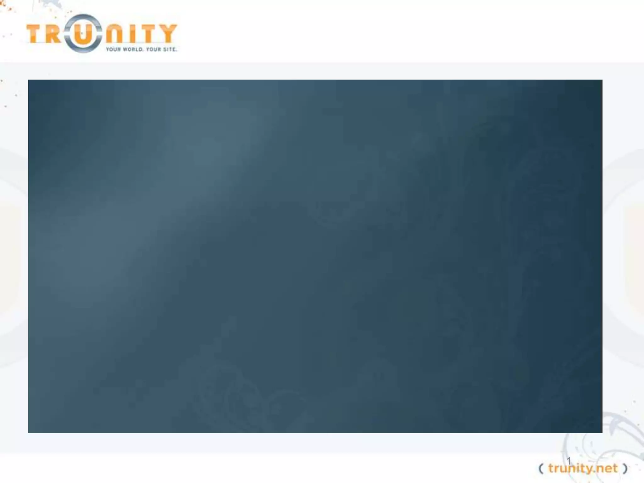 TrunityDirect Overview V4 | PPT