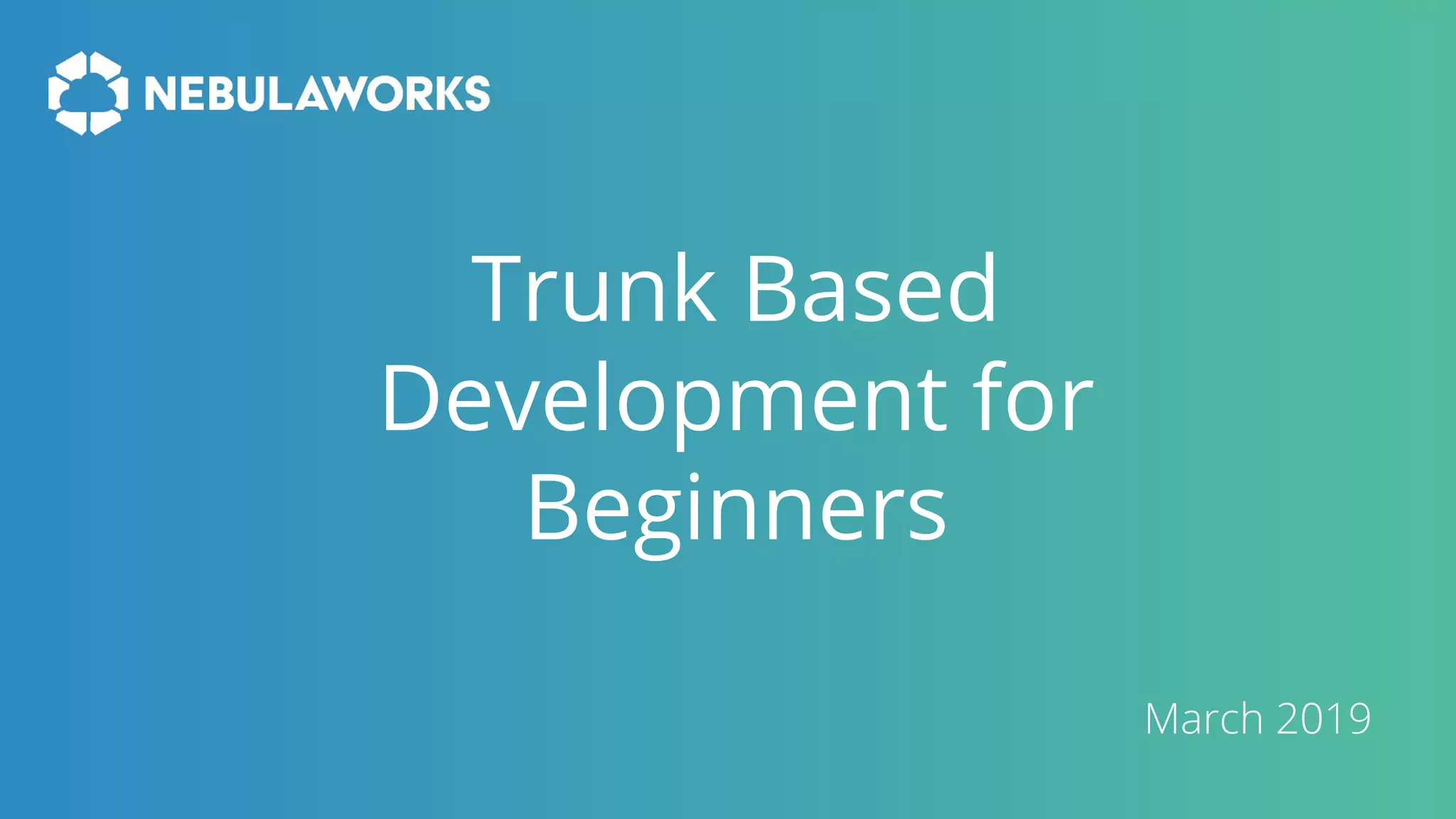 Trunk based development for Beginners | PDF