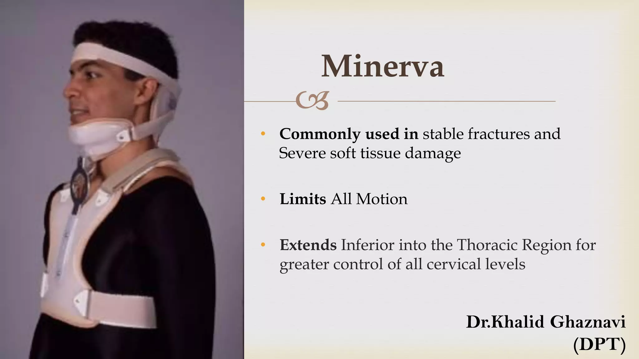 Trunk and Cervical orthoses with evaluation | PDF