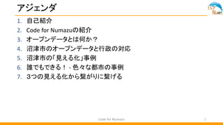 Light up Numazu 基調講演 「オープンデータ 活用によるまちづくり」 | PPTX