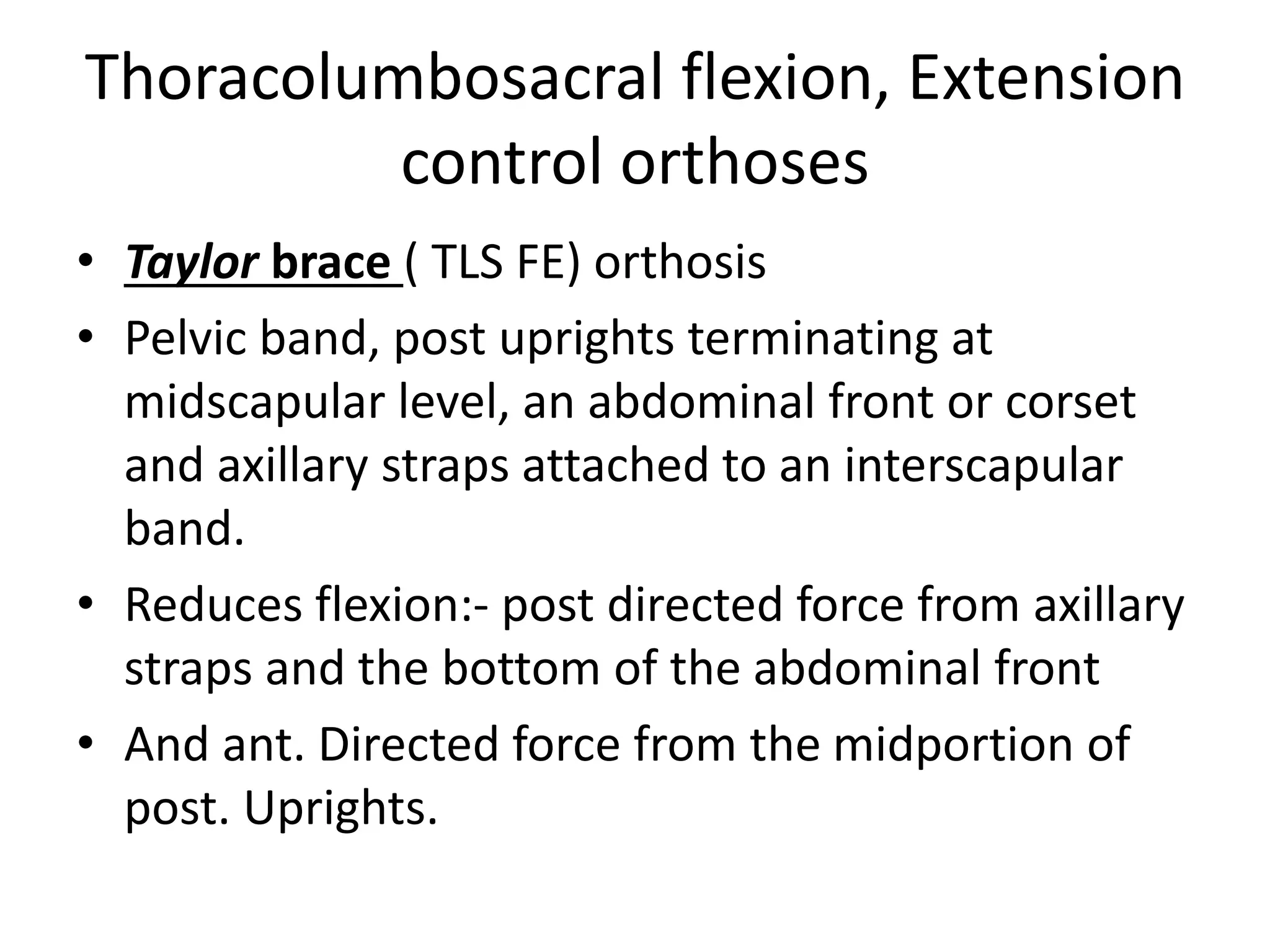 Trunk orthoses | PPTX