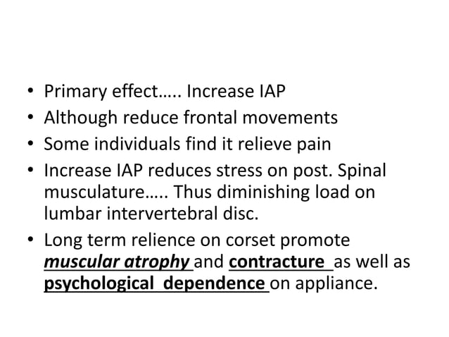 Trunk orthoses | PPTX