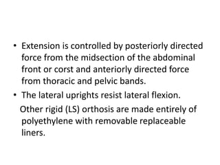 Trunk orthoses | PPTX