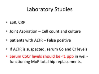 Trunnionosis in total hip arthroplasty | PPTX