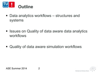 TUW - Quality of data-aware data analytics workflows | PDF