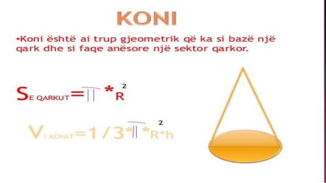 Trupat gjeometrik, hapja e tyre , formulat e vellimit dhe siperfaqes | PPTX