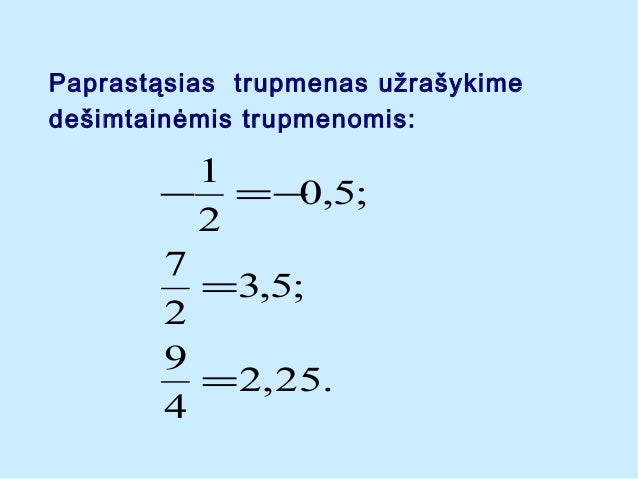 Trupmeniniai racionalieji skaičiai