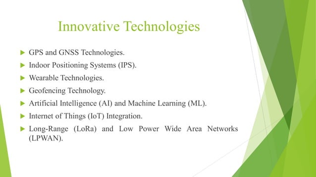 PPT presentation on Child Tracking System using Smartphone | PDF