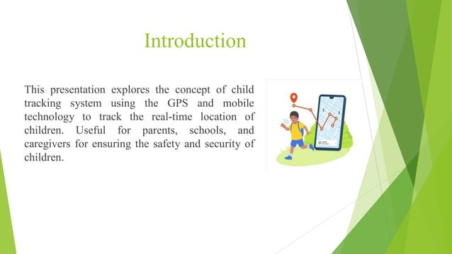 PPT presentation on Child Tracking System using Smartphone | PDF