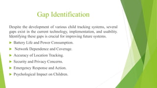 PPT presentation on Child Tracking System using Smartphone | PDF