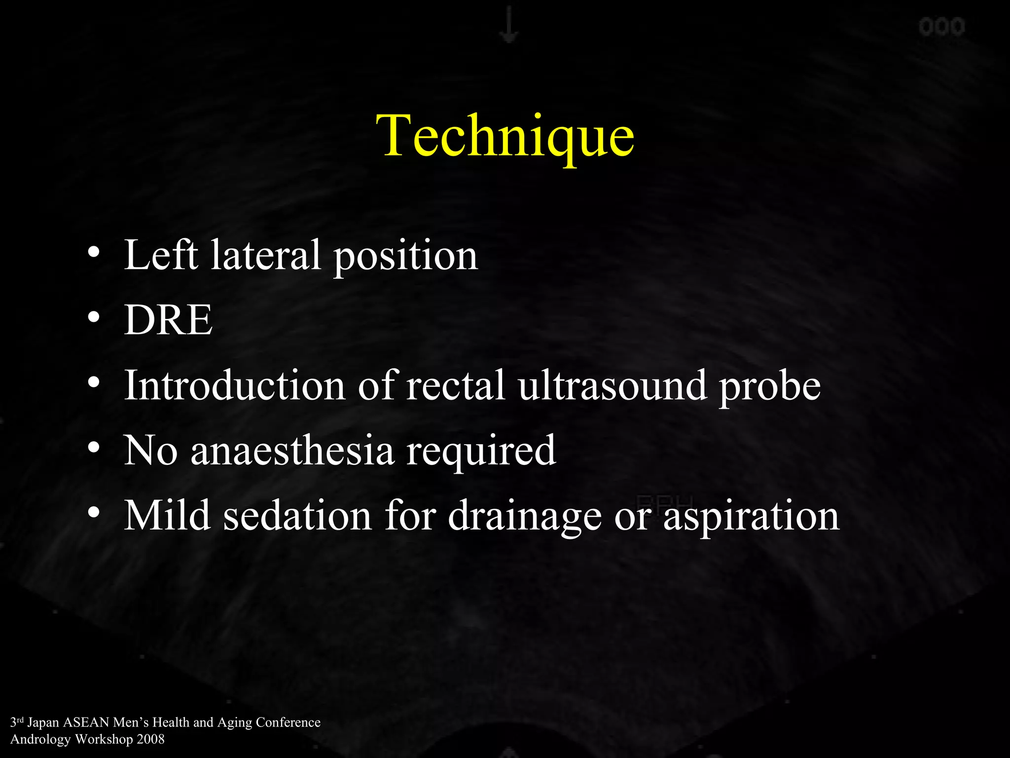 TRUS in Evaluation of Male Infertility | PPT