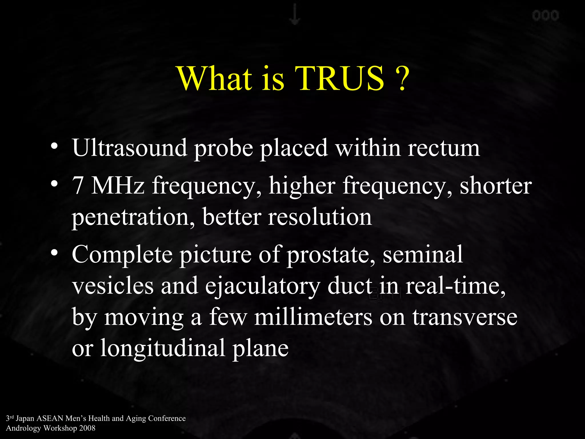 TRUS in Evaluation of Male Infertility | PPT