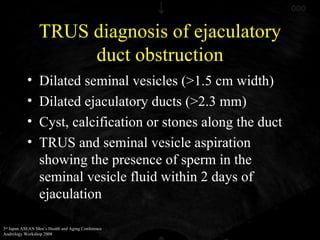 TRUS in Evaluation of Male Infertility | PPT
