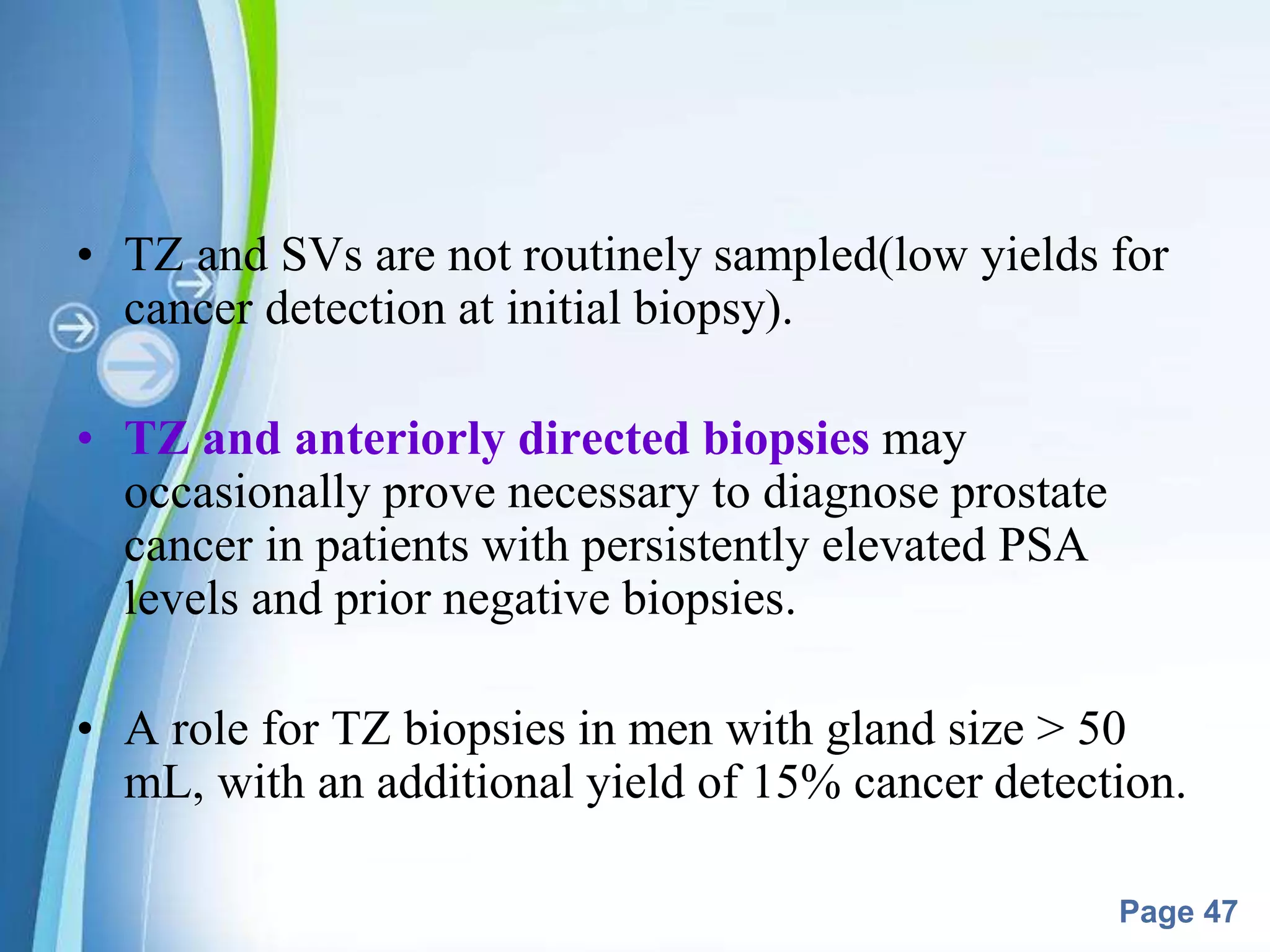 Trus biopsy prostate | PPTX