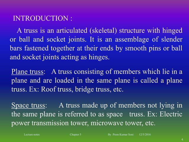 Truss | PPTX | Physics | Science