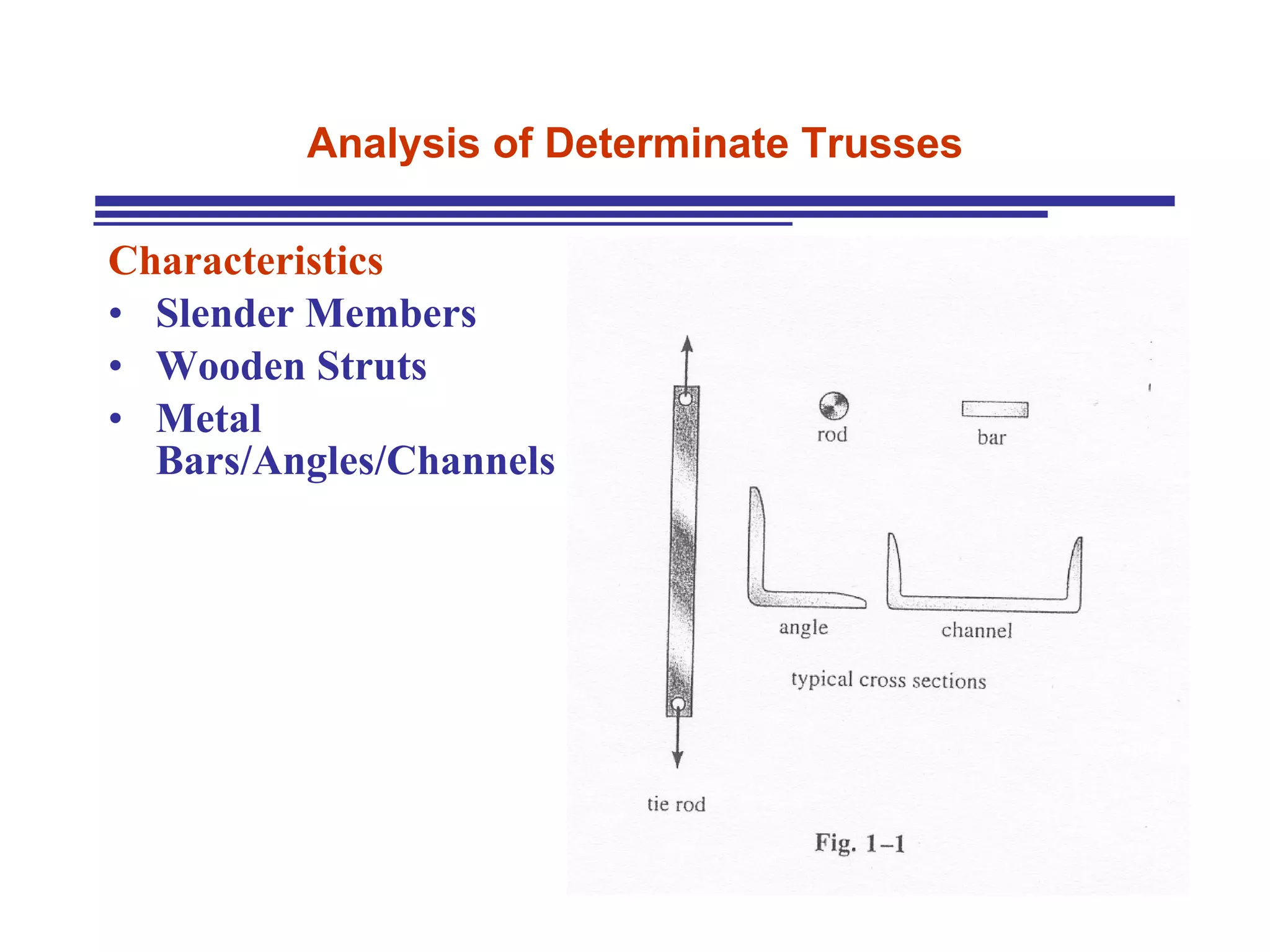 Trusses Analysis Of Statically Determinate Ppt Programming Languages Computing