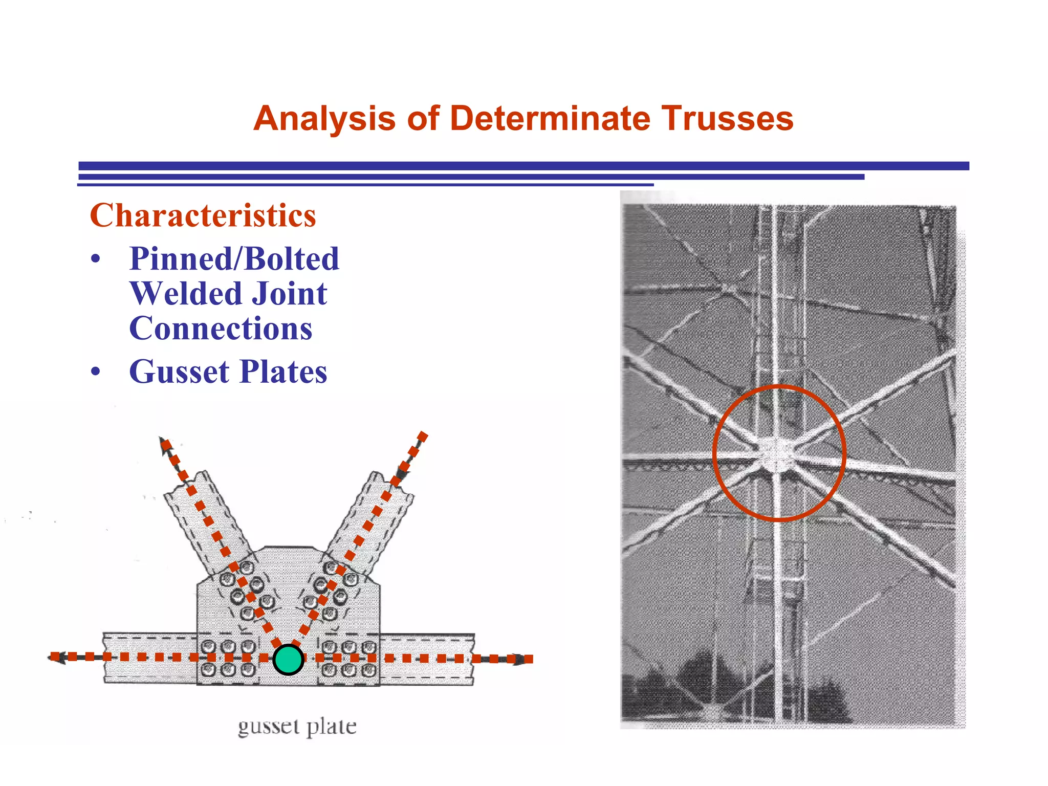 Trusses Analysis Of Statically Determinate | PPT