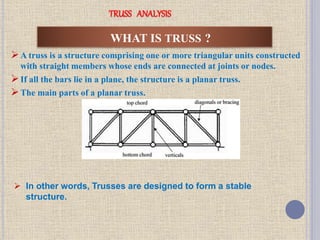 Trusses and its applications | PPTX