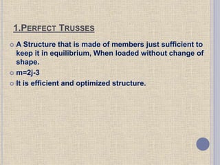 Trusses and its applications | PPTX